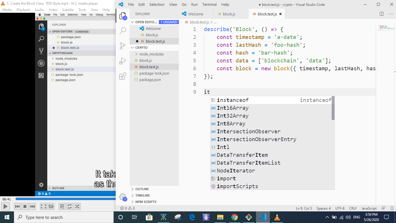 Not recognizing " it() " function of JS · Issue #98577 · microsoft ...