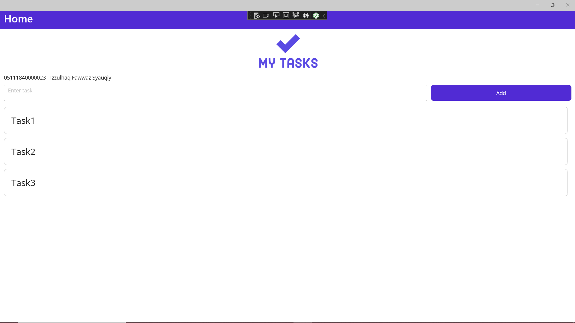 GitHub - IzzulhaqFS/MyTasks: Repository untuk tugas kuliah Pemrograman Berbasis Kerangka Kerja ...
