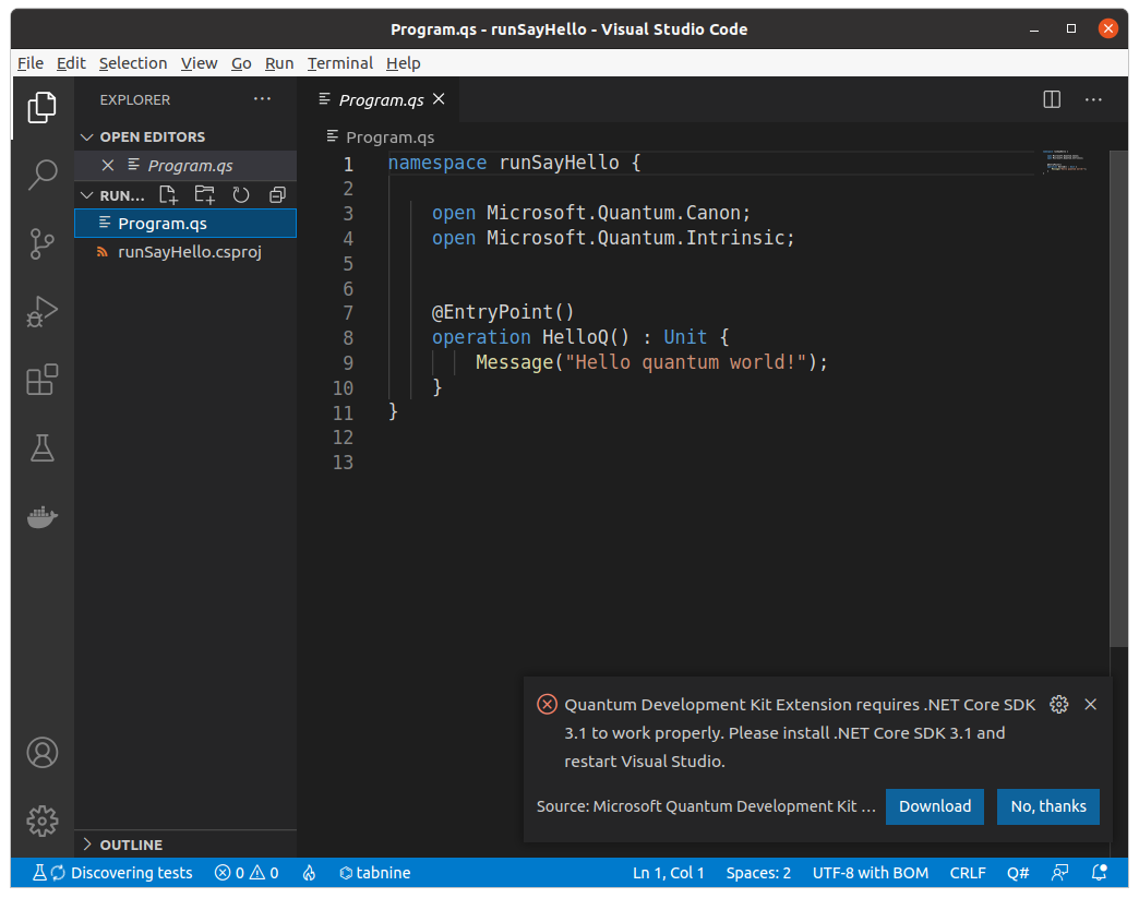 Support .NET 5 · Issue #977 · microsoft/qsharp-compiler · GitHub