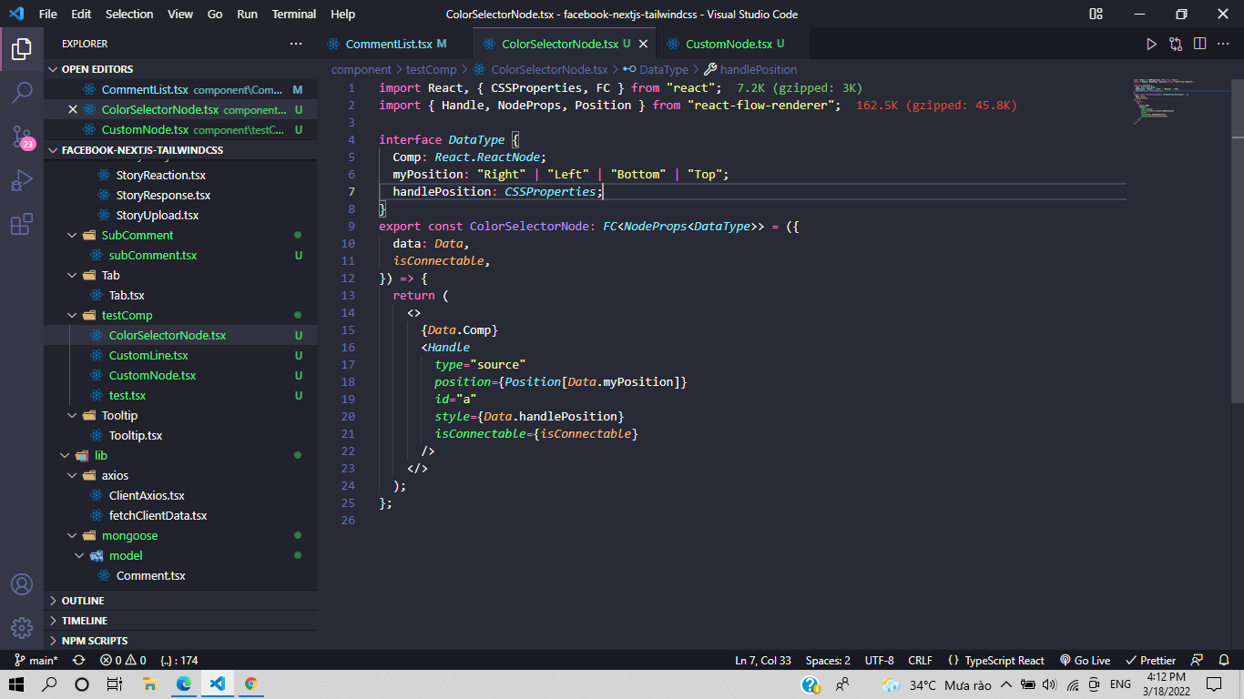 couldn't create edge for target handle id: undefined; edge id: edge-1 · Issue #1983 · xyflow ...