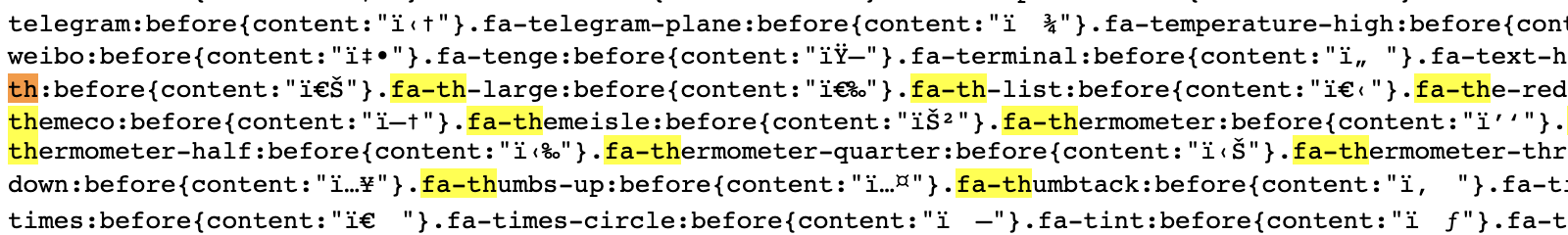 Strange/Weird characters on refresh (Self-hosted CSS compiled from SCSS) · Issue #17644 ...