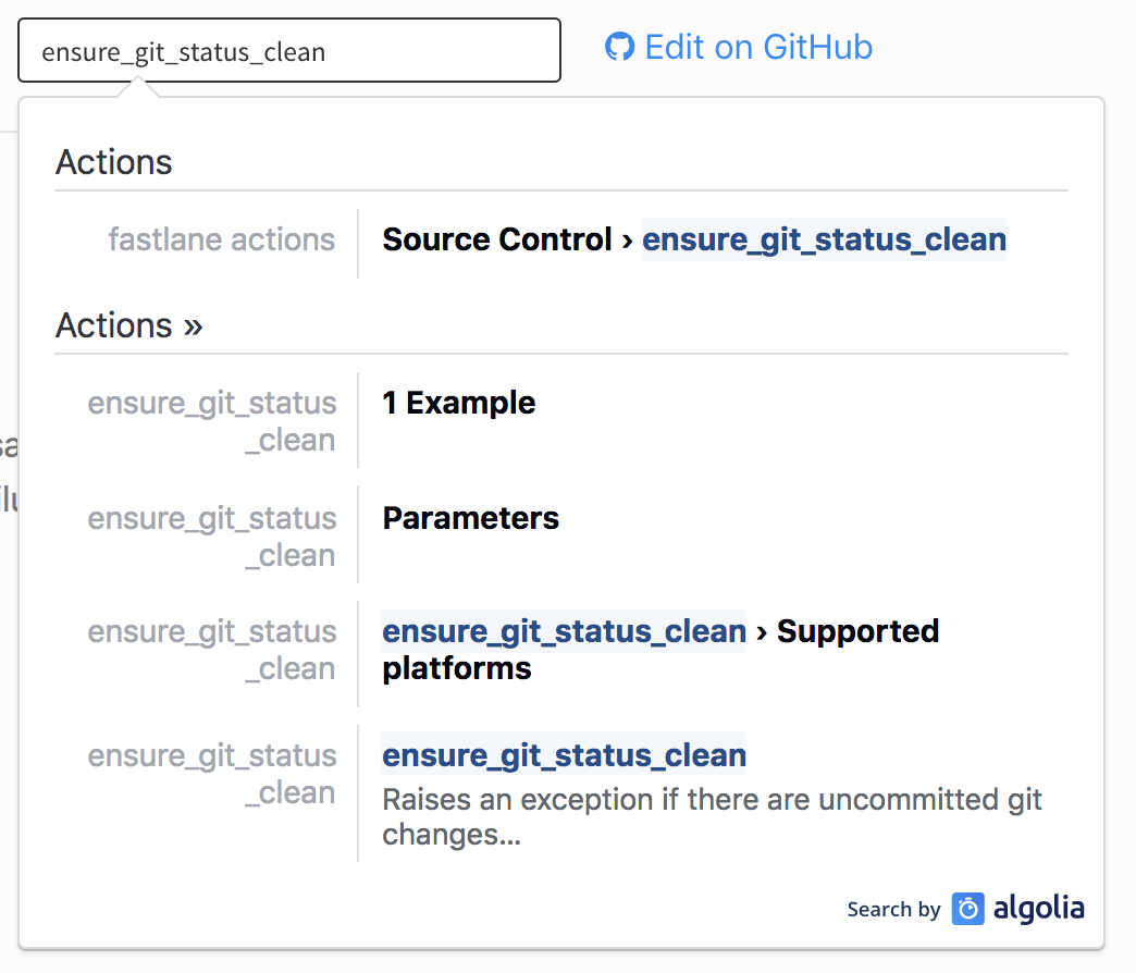 Broken actions search · Issue #618 · fastlane/docs · GitHub