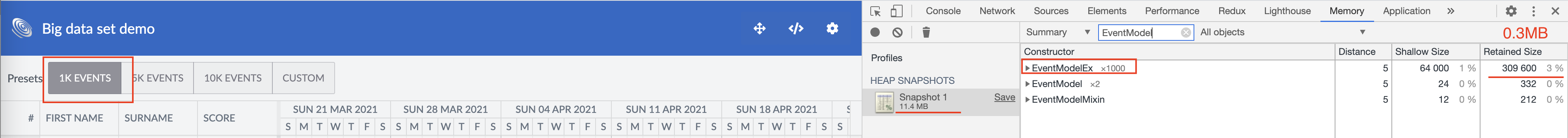 Memory leak when replacing project instance · Issue #2575 · bryntum/support · GitHub
