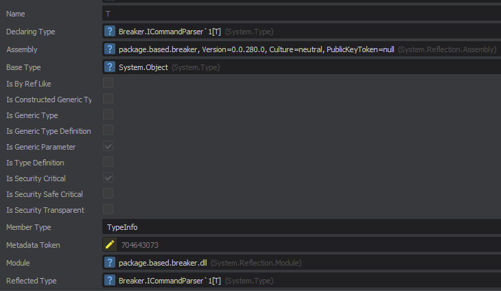 Generic Arguments in TypeDescription dont give types used in implementation of Generic ...