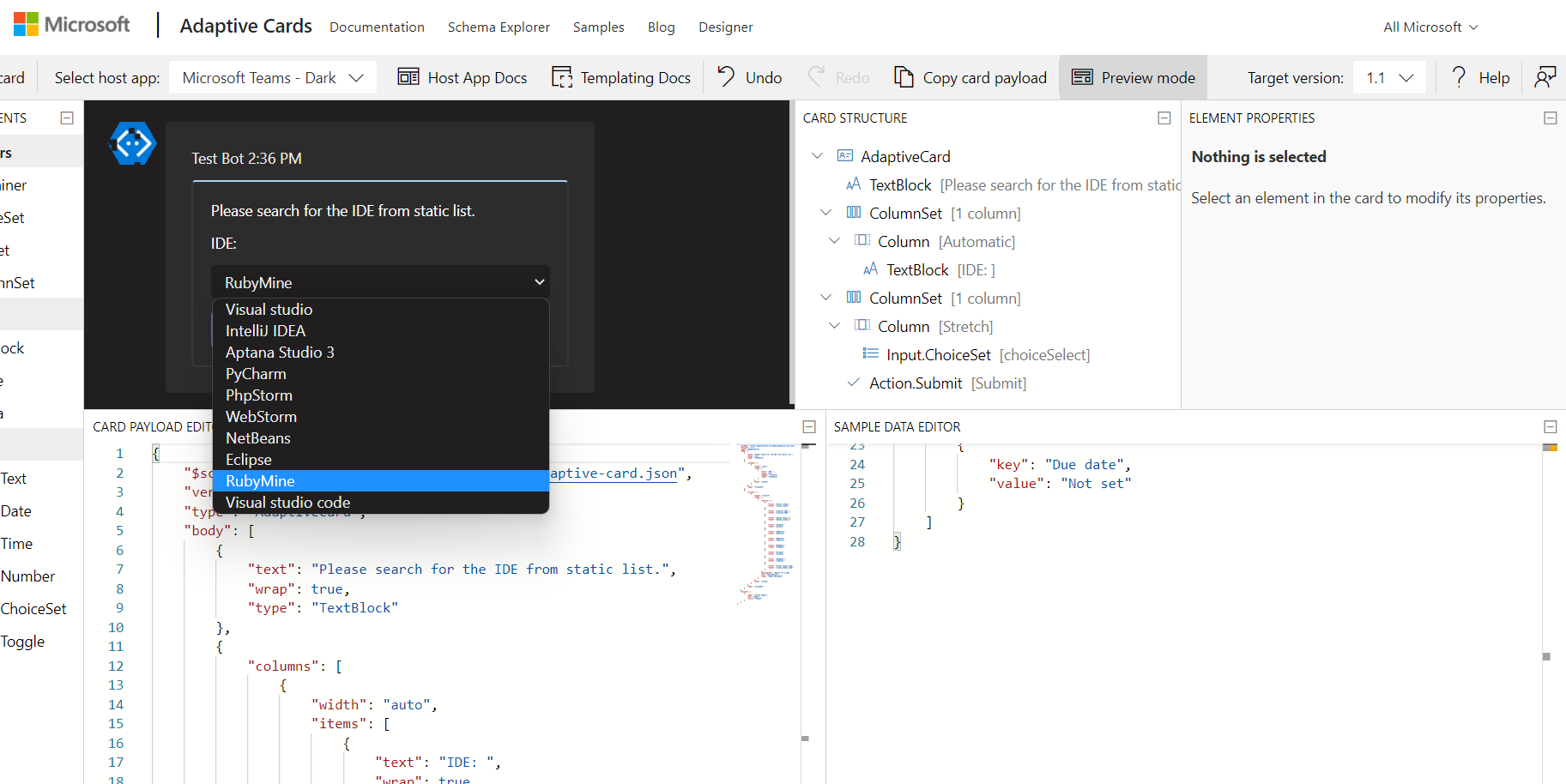 type-ahead "search" is not working inside bot · Issue #258 · OfficeDev/Microsoft-Teams-Samples ...