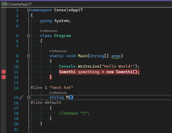 [LSP] Diagnostics in line pragmas are mapped incorrectly · Issue #54634 · dotnet/roslyn · GitHub