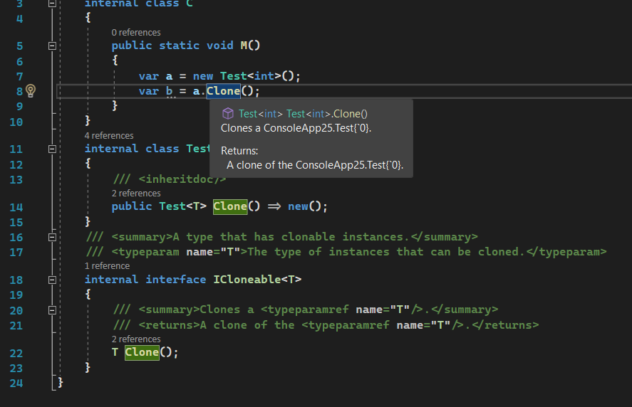 Editor doesn't render documentation comments properly · Issue #58966 ...