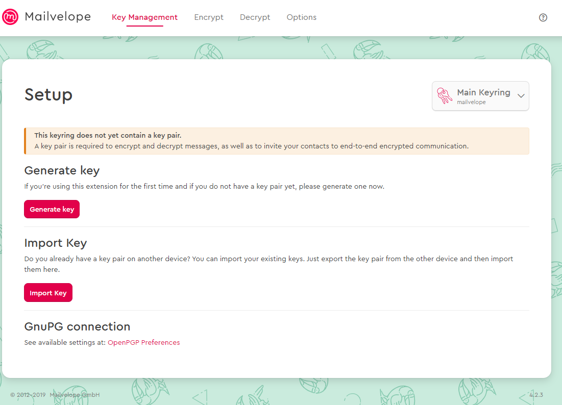 Mailvelope and GnuPG + stub keys integration on Windows issues (works on linux not windows ...