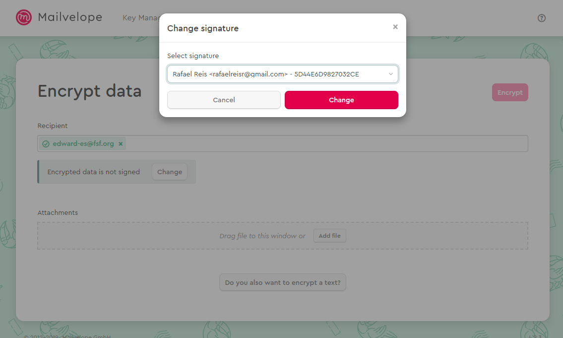 Mailvelope and GnuPG + stub keys integration on Windows issues (works on linux not windows ...