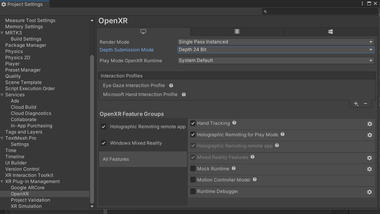 [BUG] Controllers appearing in HoloLens 2 for both hands and hand interaction not working ...