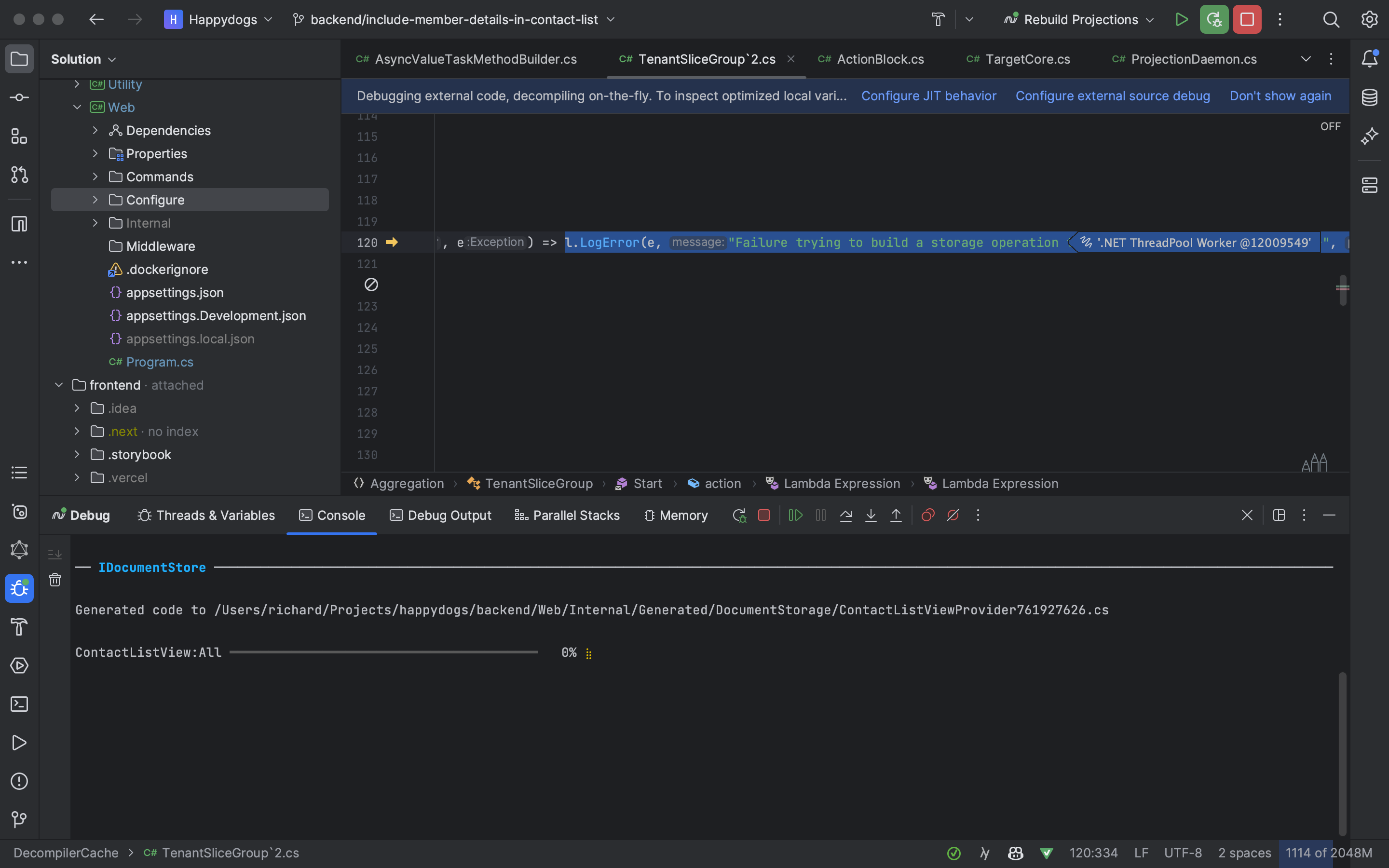 Marten / Oakton swallows exceptions when rebuilding projections · Issue #2682 · JasperFx/marten ...
