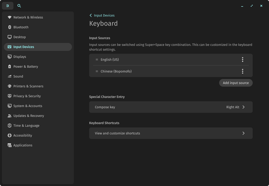 Settings > Input Devices > Keyboard · Issue #9 · pop-os/cosmic-settings · GitHub