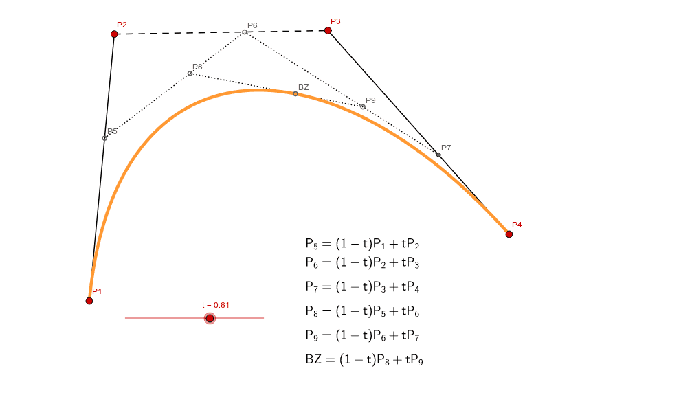 GitHub - erendgrmnc/RecursiveBezierCurve2D: Implementation of bezier ...