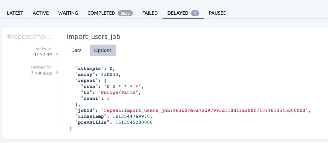 Repeated Job stops repeating · Issue #393 · taskforcesh/bullmq · GitHub