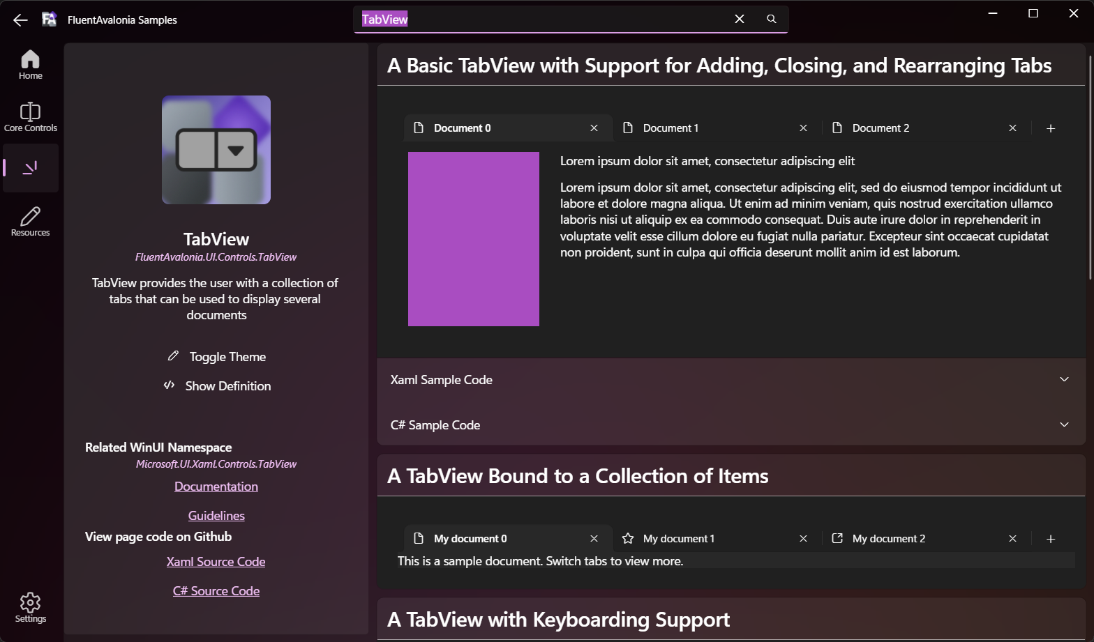 [TabView] AddItem + Resize window => InvalidDataException · Issue #97 · amwx/FluentAvalonia · GitHub