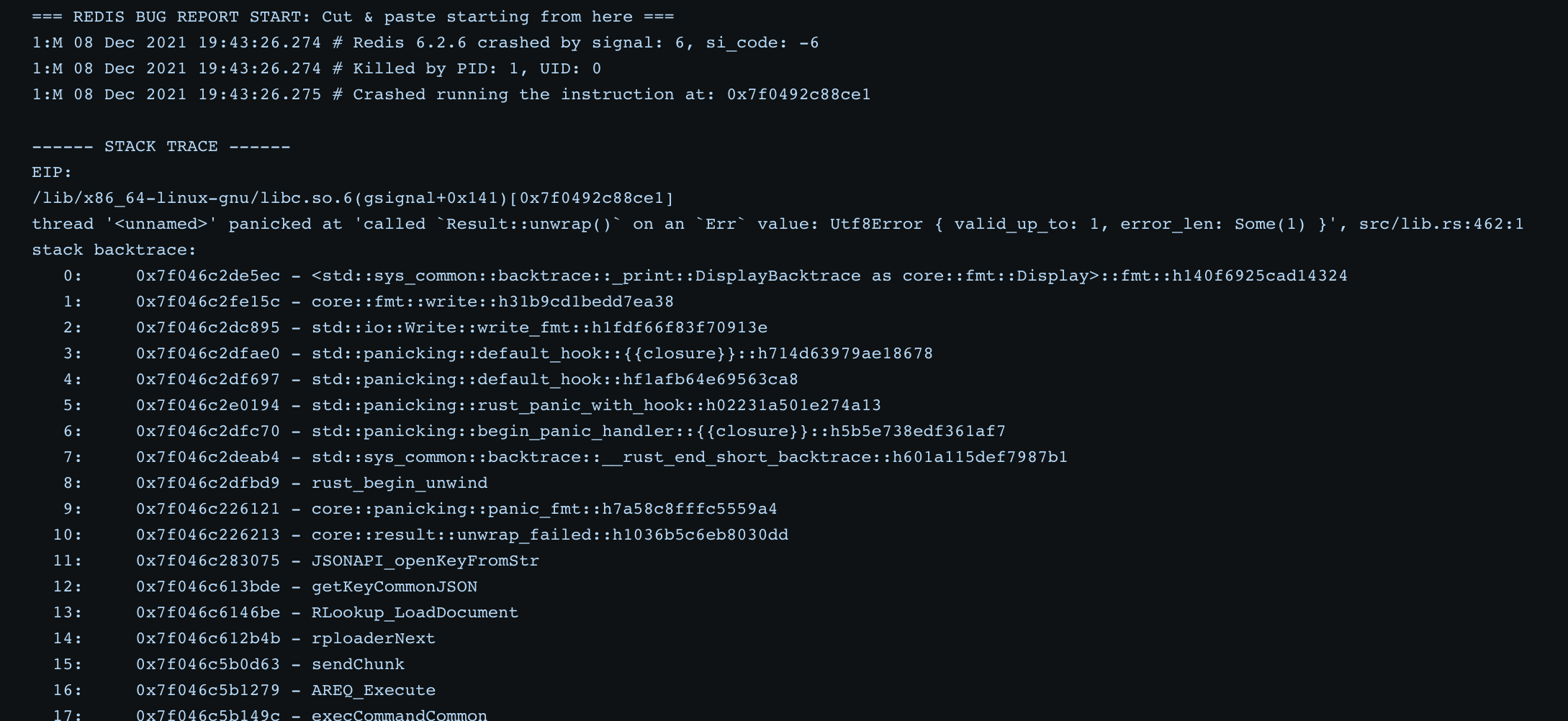 ERROR SocketClosedUnexpectedlyError: Socket closed unexpectedly · Issue #2412 · RediSearch ...