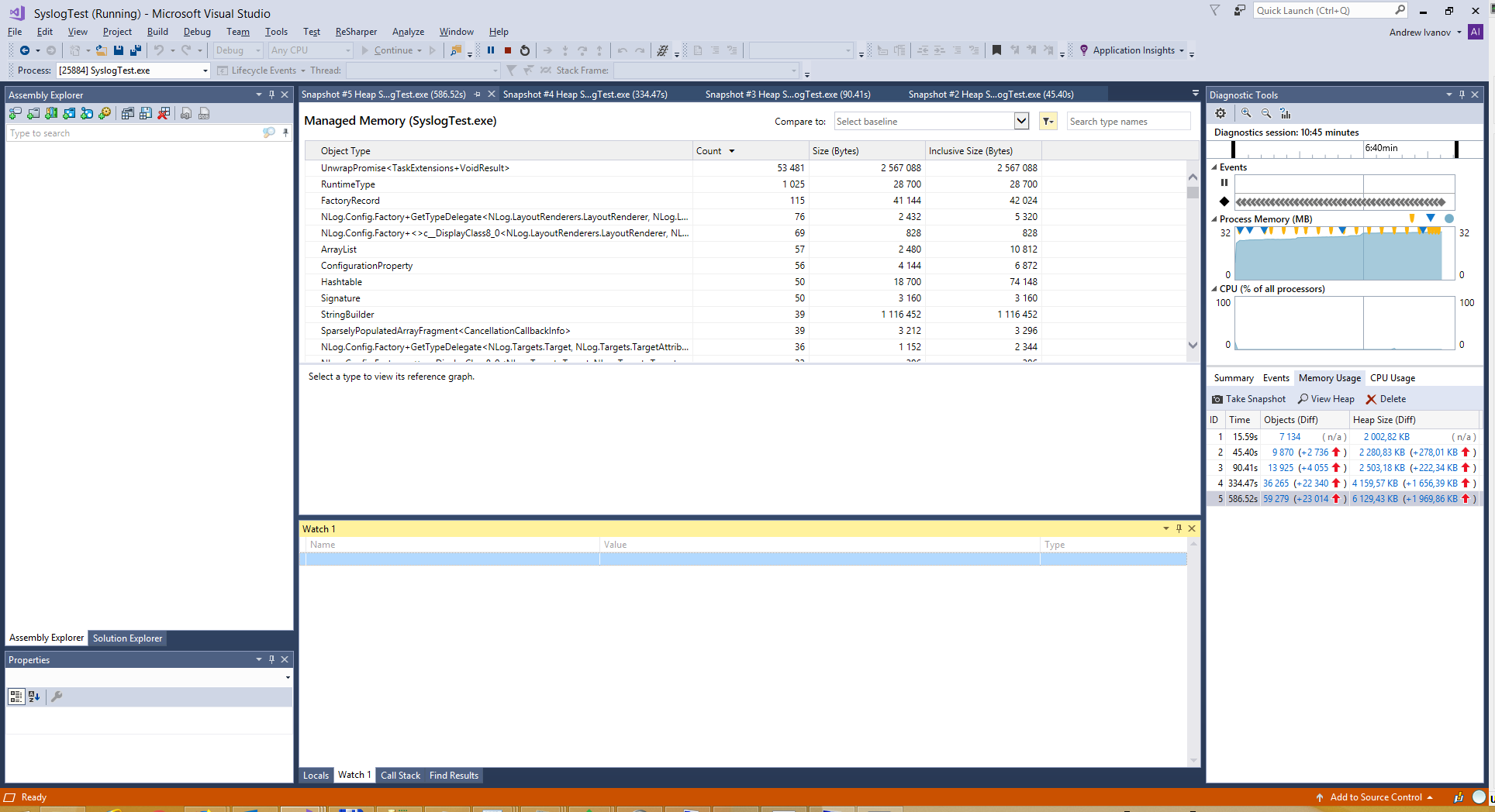 Memory leak due to useless Unwrap usage · Issue #140 · luigiberrettini/NLog.Targets.Syslog · GitHub