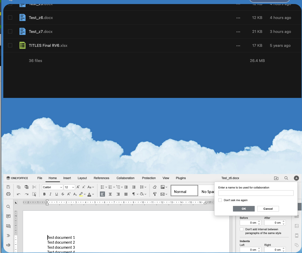 Opening documents in a shared folder with a lot of files in it, opens in part of the window ...
