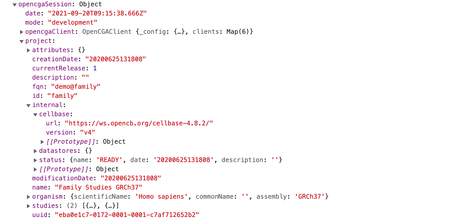 IVA: get CellBase configuration from project · Issue #173 · opencb/jsorolla · GitHub