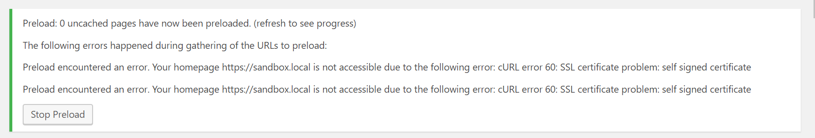 On cURL error 60, provide UI option to set sslverify to false · Issue #1490 · wp-media/wp-rocket ...