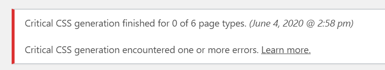 3.6 alpha2 - Invalid admin notice when CPCSS for mobile fails and few PHP notices · Issue #2716 ...