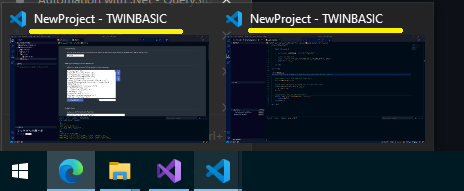 Window title should contain the project name · Issue #72 · twinbasic/twinbasic · GitHub