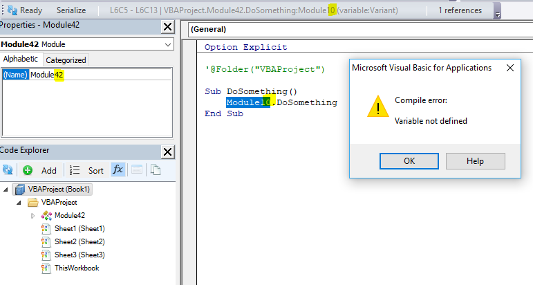 Unhandled Exception on Parse · Issue #3384 · rubberduck-vba/Rubberduck · GitHub