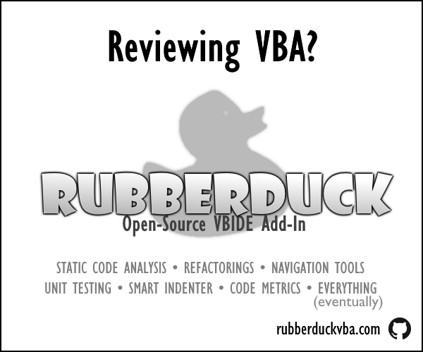 Branding Rubberduck · Issue #3885 · rubberduck-vba/Rubberduck · GitHub