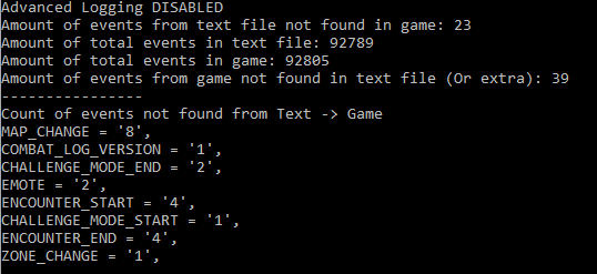 COMBAT_LOG_EVENT_UNFILTERED bugs while "Advanced Combat Logging" is enabled in the options panel ...