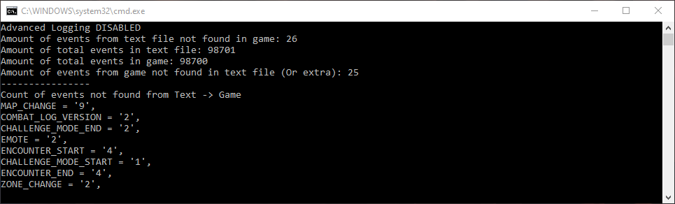 COMBAT_LOG_EVENT_UNFILTERED bugs while "Advanced Combat Logging" is enabled in the options panel ...