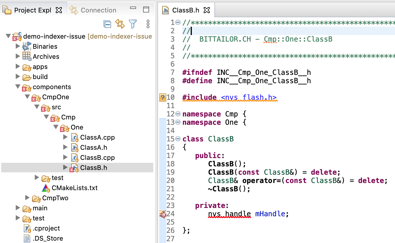 Include Search Path not working for components in a project (IEP-214) · Issue #107 · espressif ...