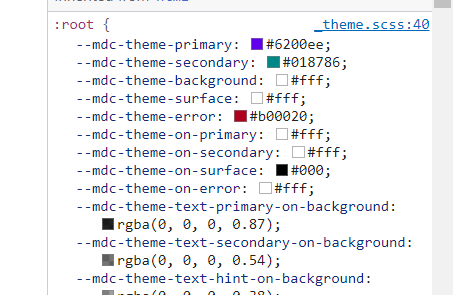 Properly configure MDC theme colors · Issue #7595 · material-components/material-components-web ...
