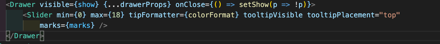 Error when dragging slider on the last drawerChild in mobile screen ...