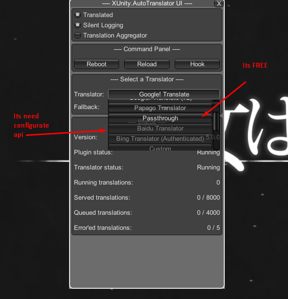 There are only 4 translators available, how to enable more? · Issue ...