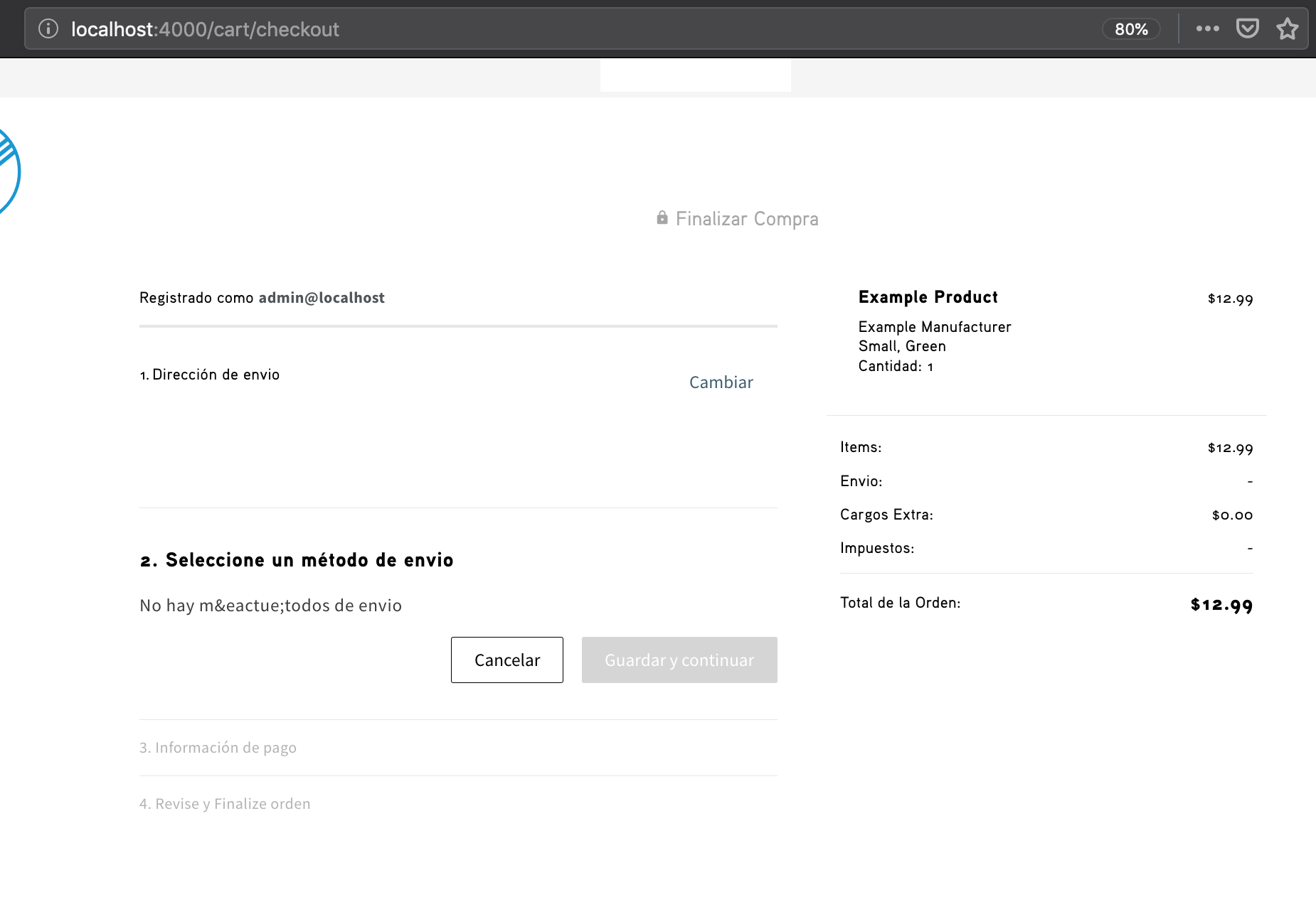 error while retrieving fulfillment options in checkout · Issue #567 · reactioncommerce/example ...