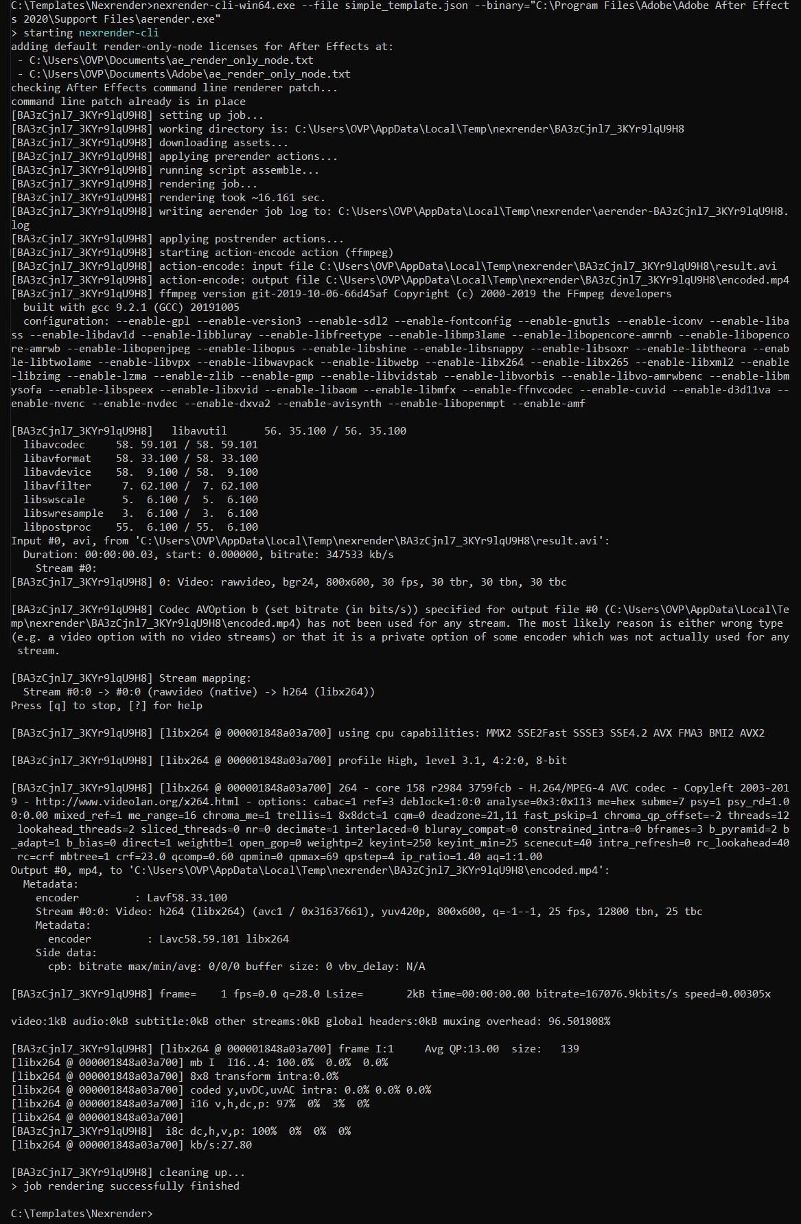 Cineware support (Cinema4D) · Issue #281 · inlife/nexrender · GitHub