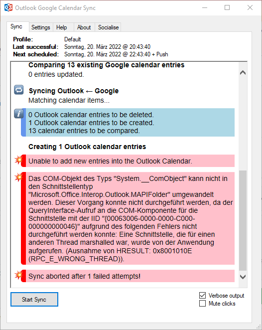 The application called an interface that was marshalled for a different thread. RPC_E_WRONG ...