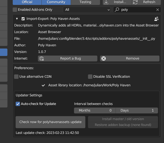 Asset Browser Empty · Issue #56 · Poly-Haven/polyhavenassets · GitHub