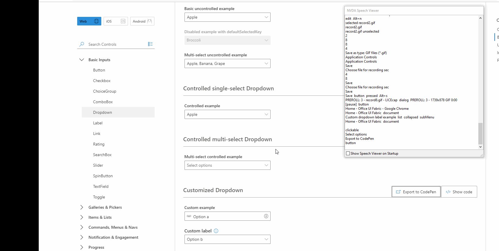 DropDown: In Chrome+ NVDA, dropdown option selection causes NVDA to read title of page · Issue ...