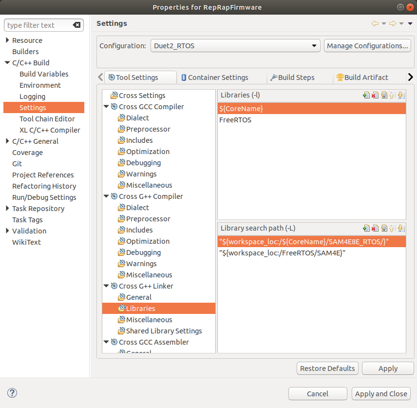 Can not find FreeRTOSConfig.h · Issue #187 · Duet3D/RepRapFirmware · GitHub