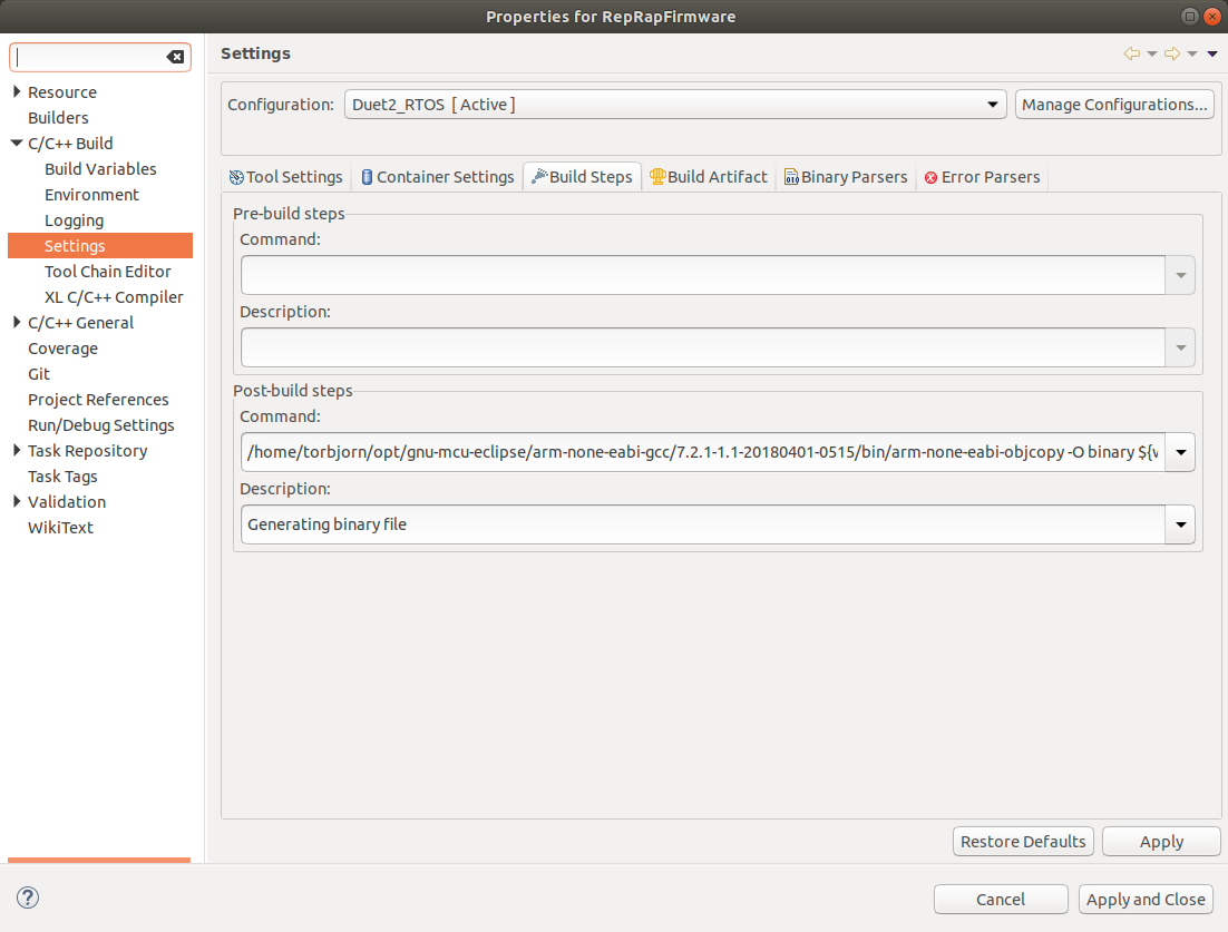 Can not find FreeRTOSConfig.h · Issue #187 · Duet3D/RepRapFirmware · GitHub
