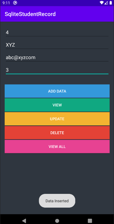 GitHub - Coney484/SqliteStudentRecord: This is project is based on ...