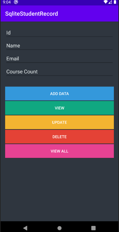 GitHub - Coney484/SqliteStudentRecord: This is project is based on ...