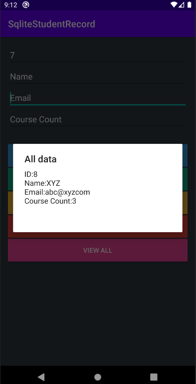 GitHub - Coney484/SqliteStudentRecord: This is project is based on ...