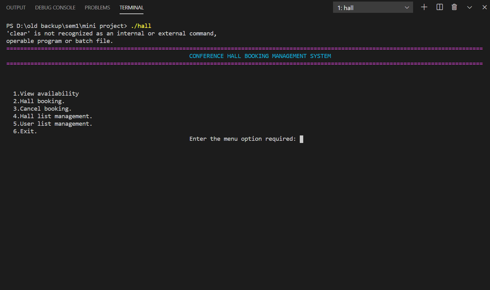 GitHub - karunya-venugopalan/hallbooking: A Hall booking and management system (handling ...