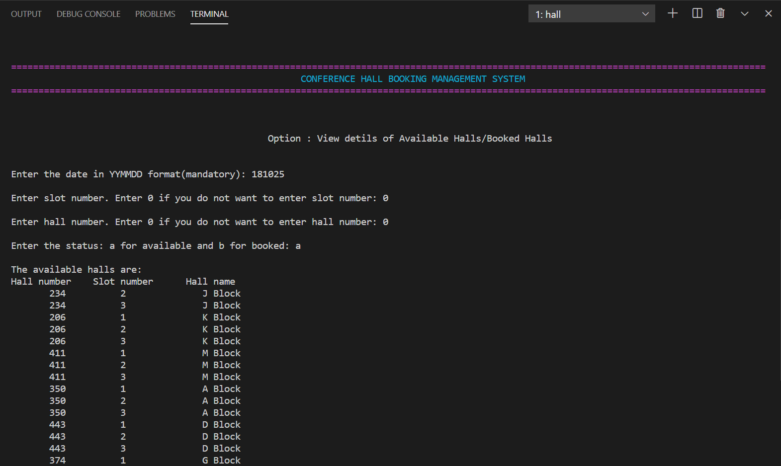 GitHub - karunya-venugopalan/hallbooking: A Hall booking and management system (handling ...