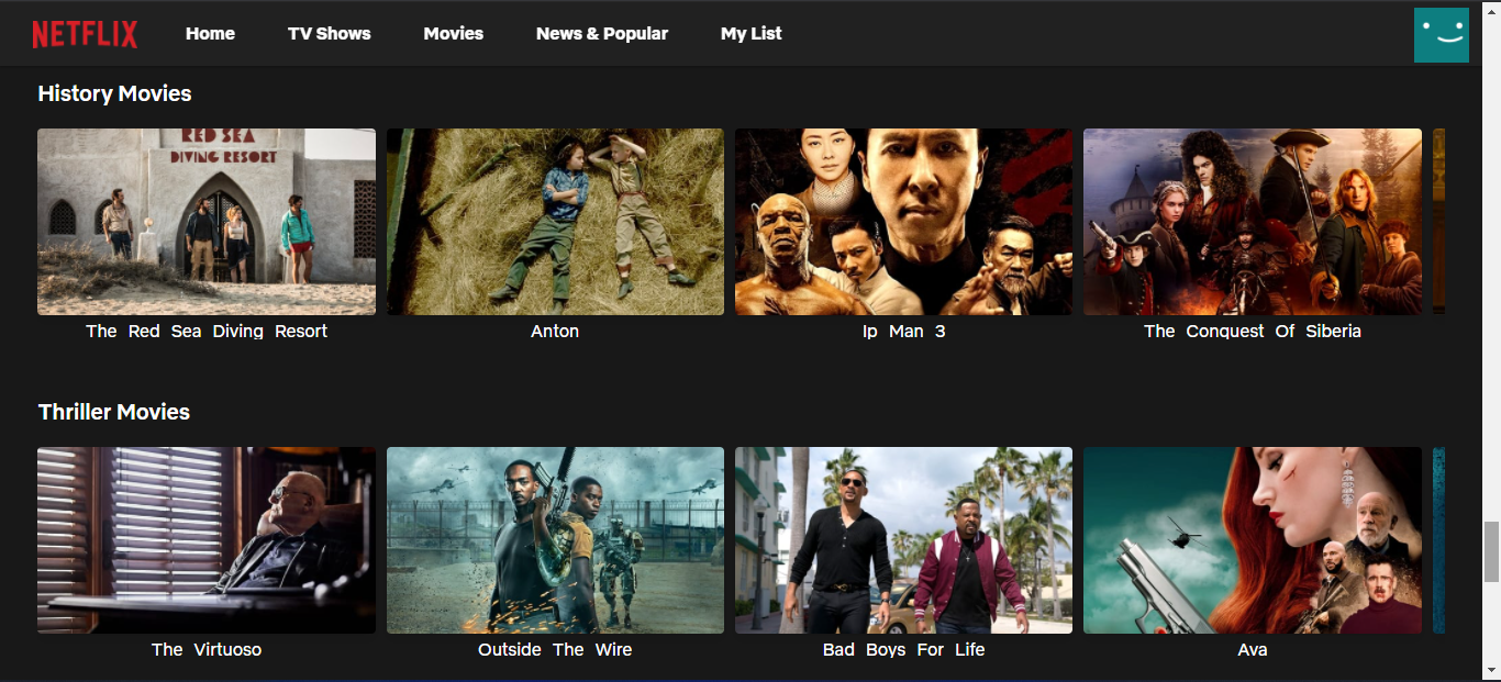 GitHub - PasinduDushan/netflix-clone: Netflix clone created using HTML ...