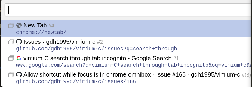 Allow shortcut while focus is in chrome omnibox · Issue #166 · gdh1995/vimium-c · GitHub