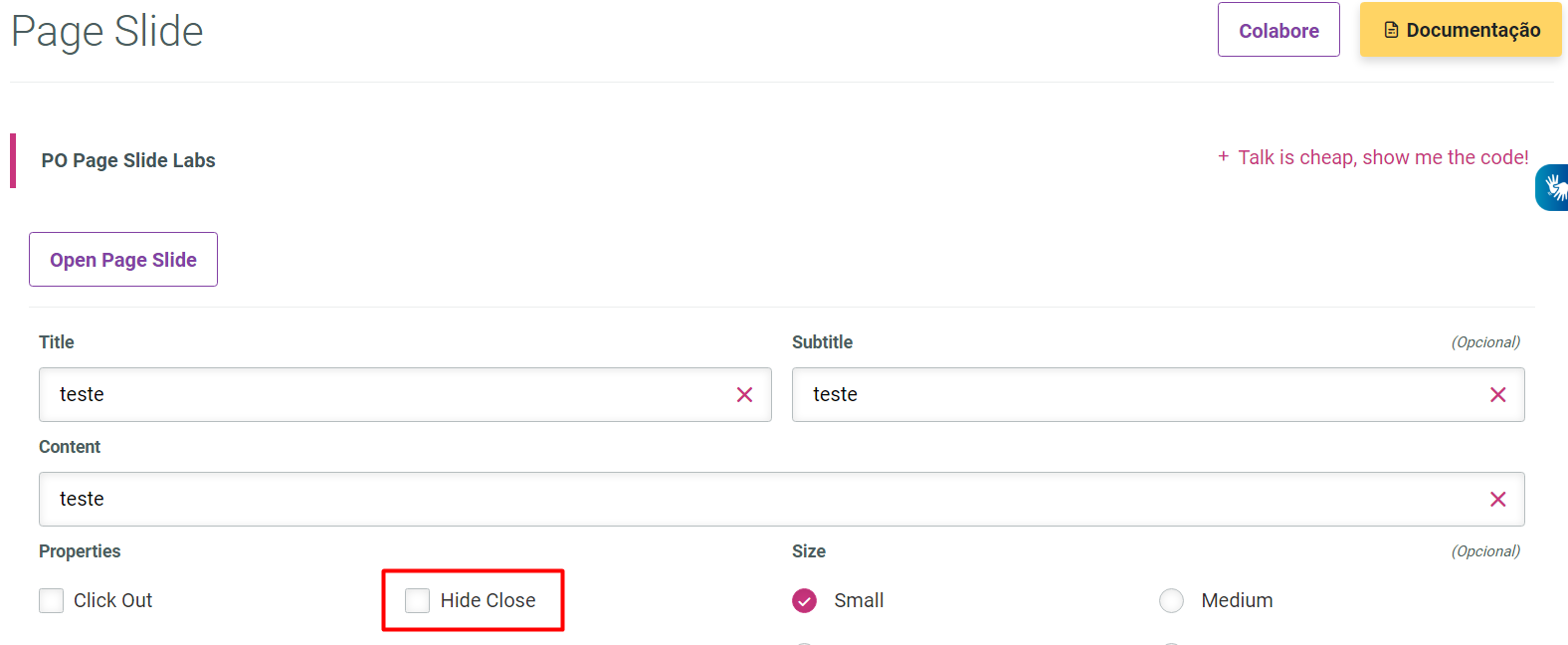 po-page-slide: Hide Close Button · Issue #858 · po-ui/po-angular · GitHub