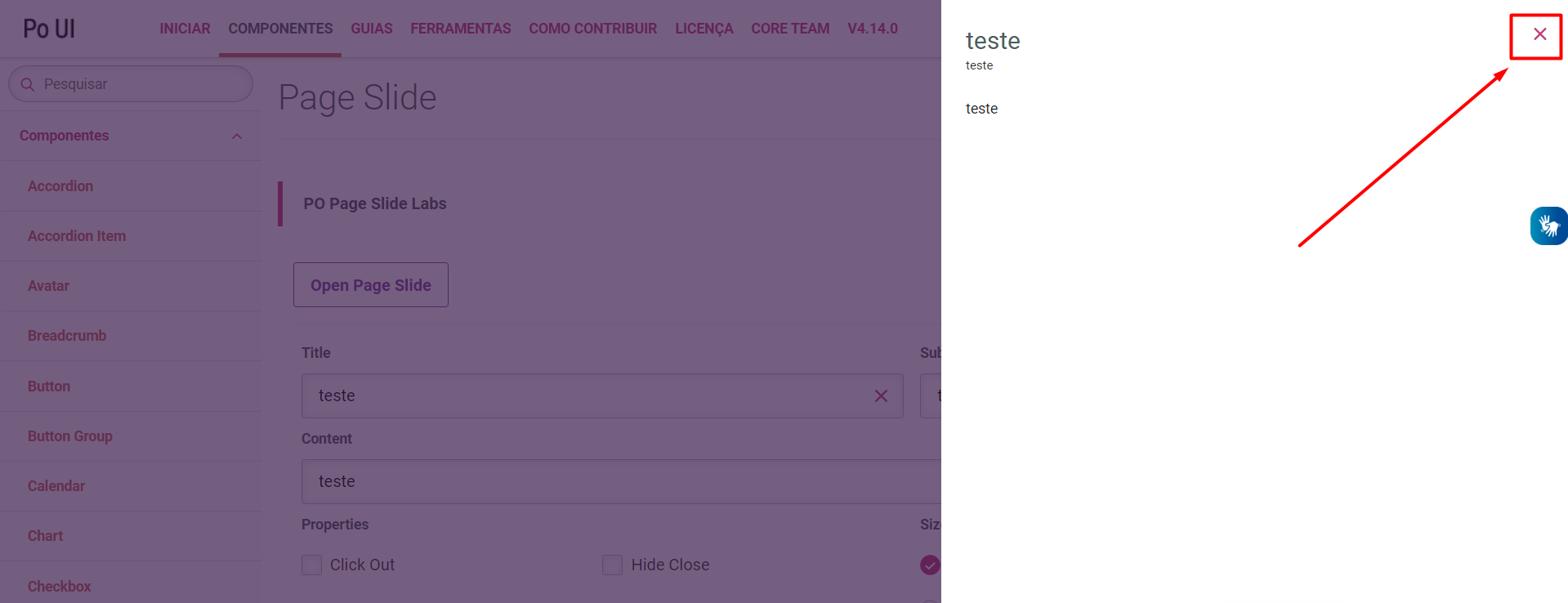 po-page-slide: Hide Close Button · Issue #858 · po-ui/po-angular · GitHub